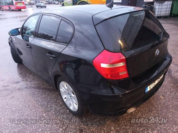 Black BMW 1-series 2007 in Tallinn, with an engine capacity of 1.60 L and mileage of 155 thousand km for 3250 €, photo 4 on AUTOMOTO.COM.LV