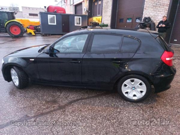 Black BMW 1-series 2007 in Tallinn, with an engine capacity of 1.60 L and mileage of 155 thousand km for 3250 €, photo 5 on AUTOMOTO.COM.LV