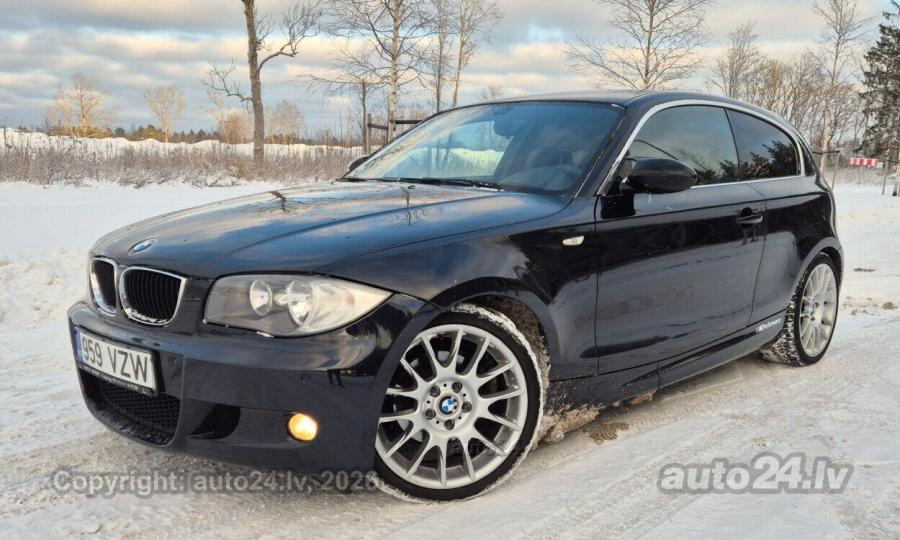 Black BMW 1-series 2007 in Tallinn, with an engine capacity of 2.00 L and mileage of 310 thousand km for 4999 €, photo 1 on AUTOMOTO.COM.LV