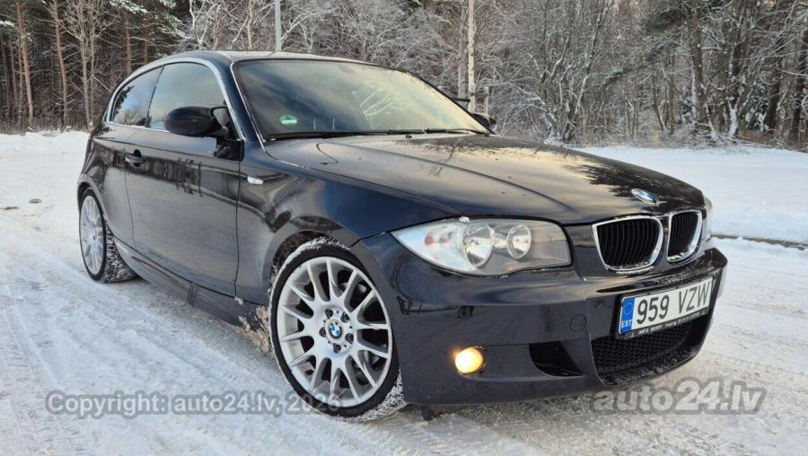 Black BMW 1-series 2007 in Tallinn, with an engine capacity of 2.00 L and mileage of 310 thousand km for 4999 €, photo 2 on AUTOMOTO.COM.LV
