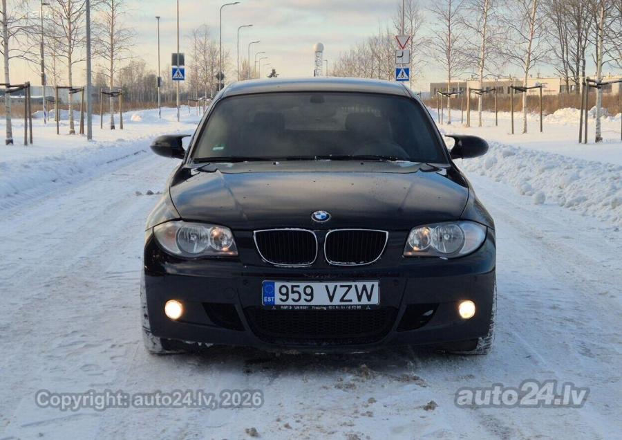 Black BMW 1-series 2007 in Tallinn, with an engine capacity of 2.00 L and mileage of 310 thousand km for 4999 €, photo 6 on AUTOMOTO.COM.LV