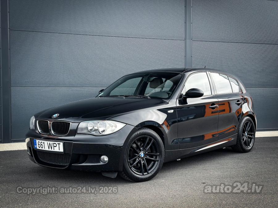 Melns BMW 1-series 2008 Kuresāre, ar dzinēja tilpumu 1.60 L un nobraukumu 139 tūkst. km par 3900 €, foto 1 vietnē AUTOMOTO.COM.LV