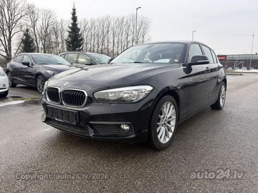 Black BMW 1-series 2017 in Viljandi, with an engine capacity of 1.50 L and mileage of 107 thousand km for 9990 €, photo 1 on AUTOMOTO.COM.LV