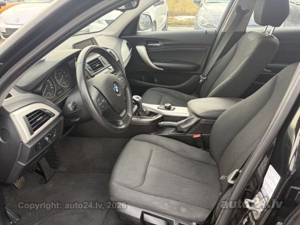 Black BMW 1-series 2017 in Viljandi, with an engine capacity of 1.50 L and mileage of 107 thousand km for 9990 €, photo 6 on AUTOMOTO.COM.LV