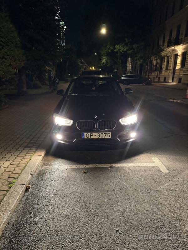 Black BMW 1-series 2017 in Riga, with an engine capacity of 2.00 L and mileage of 167 thousand km for 10500 €, photo 6 on AUTOMOTO.COM.LV