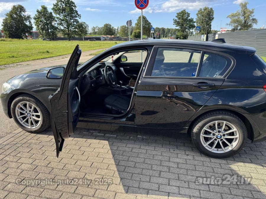 Black BMW 1-series 2017 in Riga, with an engine capacity of 2.00 L and mileage of 167 thousand km for 10500 €, photo 10 on AUTOMOTO.COM.LV