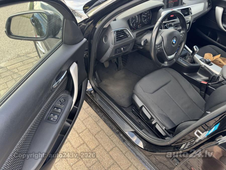 Black BMW 1-series 2017 in Riga, with an engine capacity of 2.00 L and mileage of 167 thousand km for 10500 €, photo 11 on AUTOMOTO.COM.LV