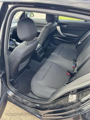 Black BMW 1-series 2017 in Riga, with an engine capacity of 2.00 L and mileage of 167 thousand km for 10500 €, photo 12 on AUTOMOTO.COM.LV