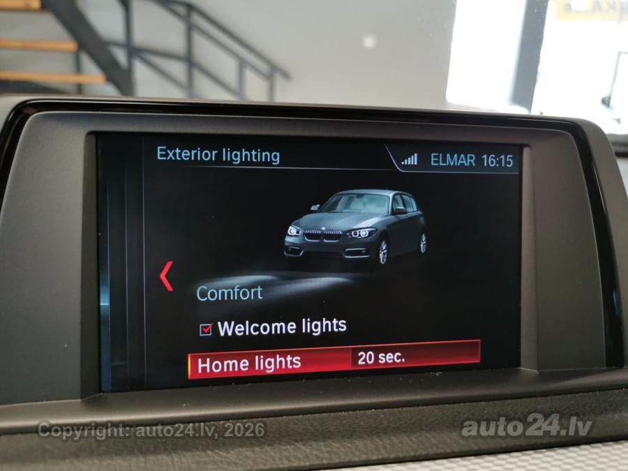 Melns BMW 1-series 2019 Tartu, ar dzinēja tilpumu 2.00 L un nobraukumu 137 tūkst. km par 16900 €, foto 16 vietnē AUTOMOTO.COM.LV