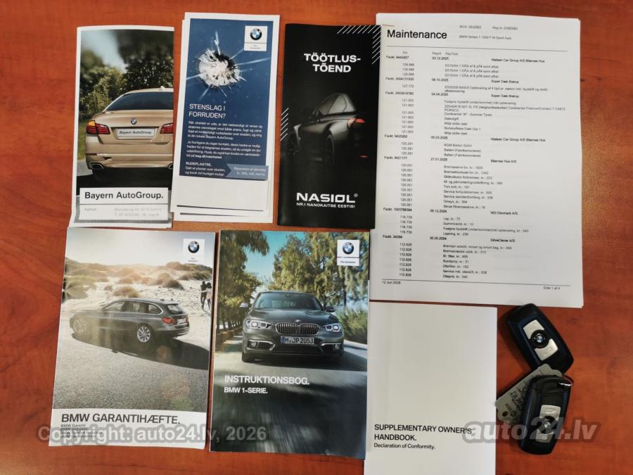 Melns BMW 1-series 2019 Tartu, ar dzinēja tilpumu 2.00 L un nobraukumu 137 tūkst. km par 16900 €, foto 31 vietnē AUTOMOTO.COM.LV