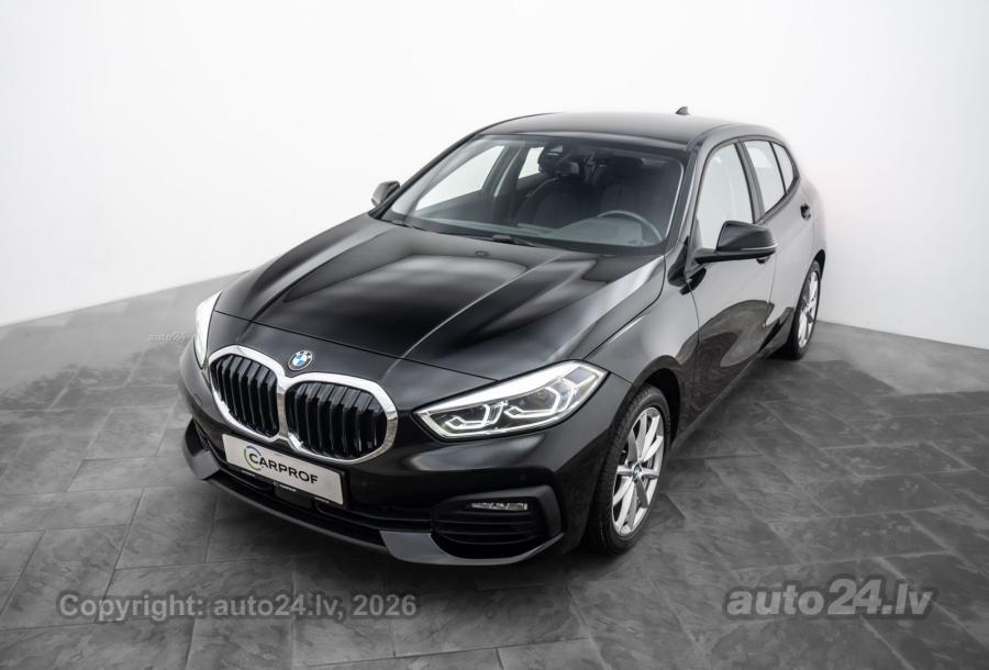 Black BMW 1-series 2020 in Tallinn, with an engine capacity of 1.50 L and mileage of 88 thousand km for 17999 €, photo 1 on AUTOMOTO.COM.LV