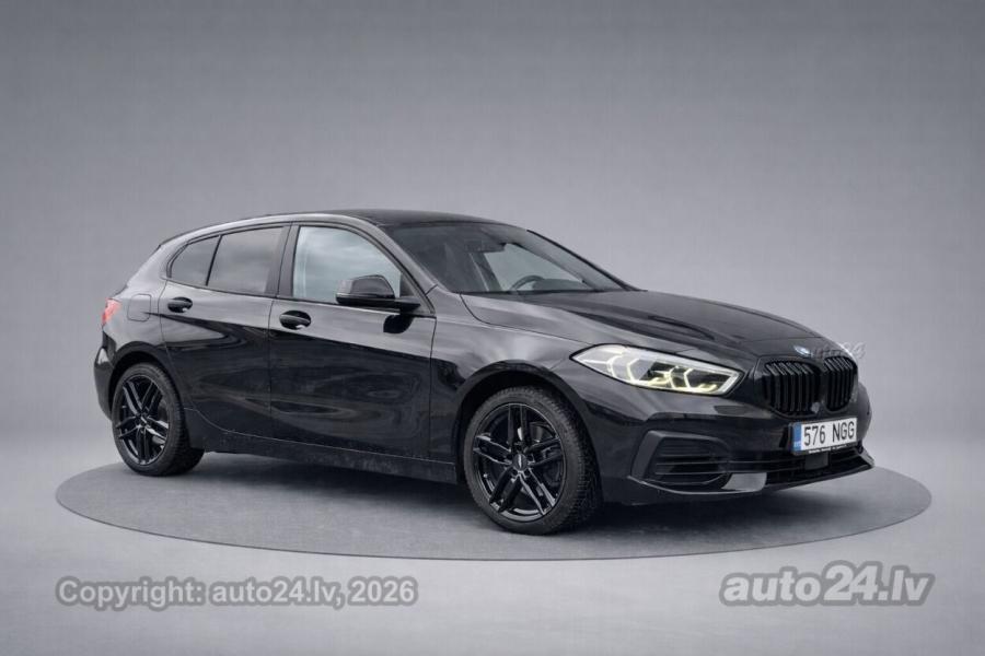 Black BMW 1-series 2021 in Tallinn, with an engine capacity of 1.50 L and mileage of 160 thousand km for 15900 €, photo 1 on AUTOMOTO.COM.LV