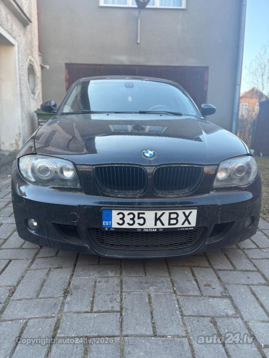 Black BMW 1-series 2006 in Tartu, with an engine capacity of 2.00 L and mileage of 282 thousand km for 2600 €, photo 1 on AUTOMOTO.COM.LV