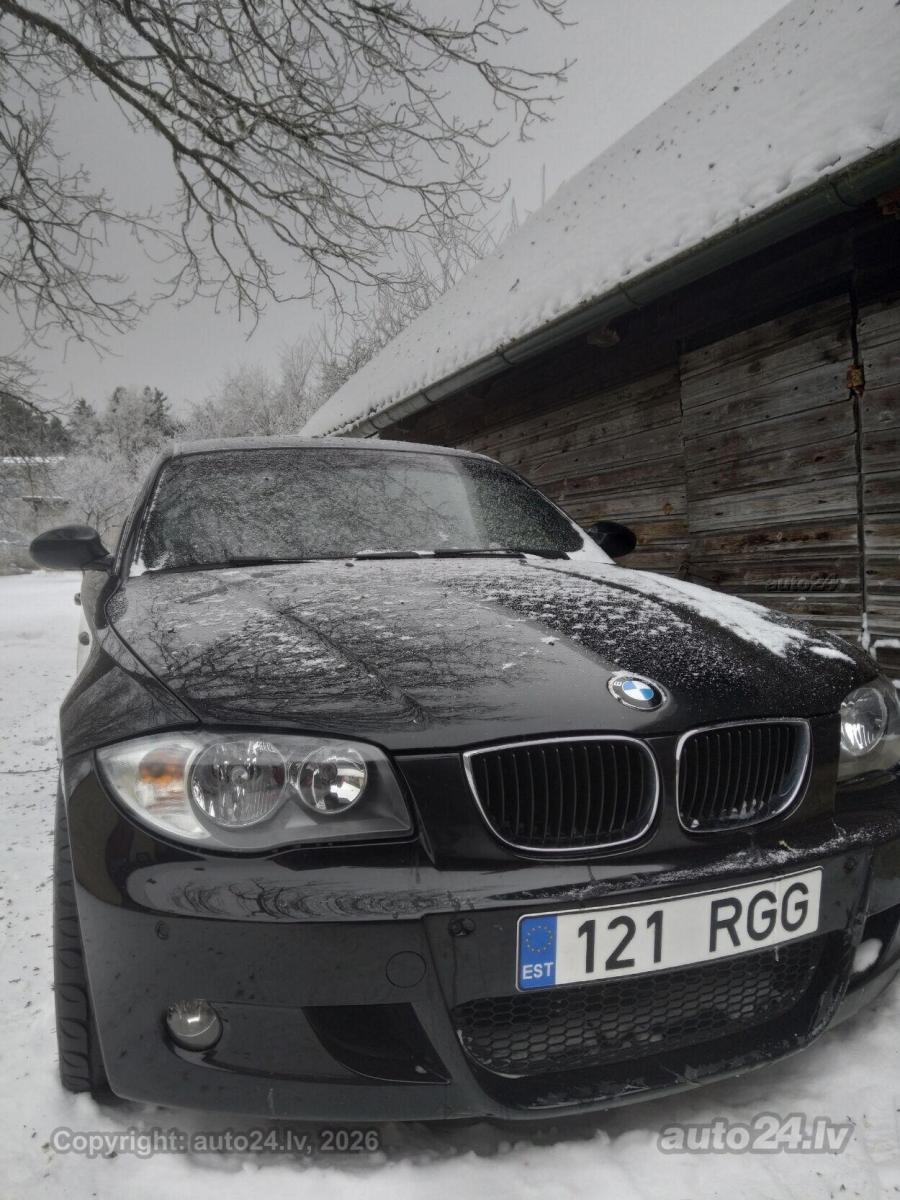 Black BMW 1-series 2008 in Tallinn, with an engine capacity of 2.00 L and mileage of 265 thousand km for 5000 €, photo 1 on AUTOMOTO.COM.LV
