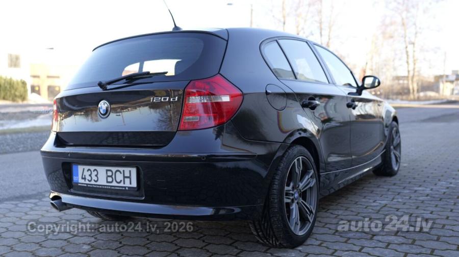 Black BMW 1-series 2008 in Tallinn, with an engine capacity of 2.00 L and mileage of 231 thousand km for 4900 €, photo 5 on AUTOMOTO.COM.LV