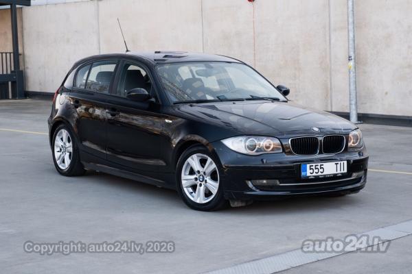 Black BMW 1-series 2008 in Tallinn, with an engine capacity of 1.60 L and mileage of 117 thousand km for 3499 €, photo 3 on AUTOMOTO.COM.LV
