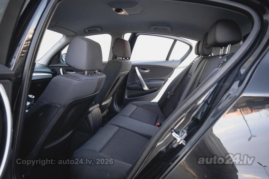 Black BMW 1-series 2008 in Tallinn, with an engine capacity of 1.60 L and mileage of 117 thousand km for 3499 €, photo 9 on AUTOMOTO.COM.LV