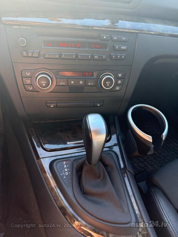 Black BMW 1-series 2008 in Tallinn, with an engine capacity of 2.00 L and mileage of 152 thousand km for 3850 €, photo 6 on AUTOMOTO.COM.LV
