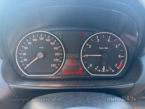 Black BMW 1-series 2008 in Tallinn, with an engine capacity of 2.00 L and mileage of 152 thousand km for 3850 €, photo 7 on AUTOMOTO.COM.LV