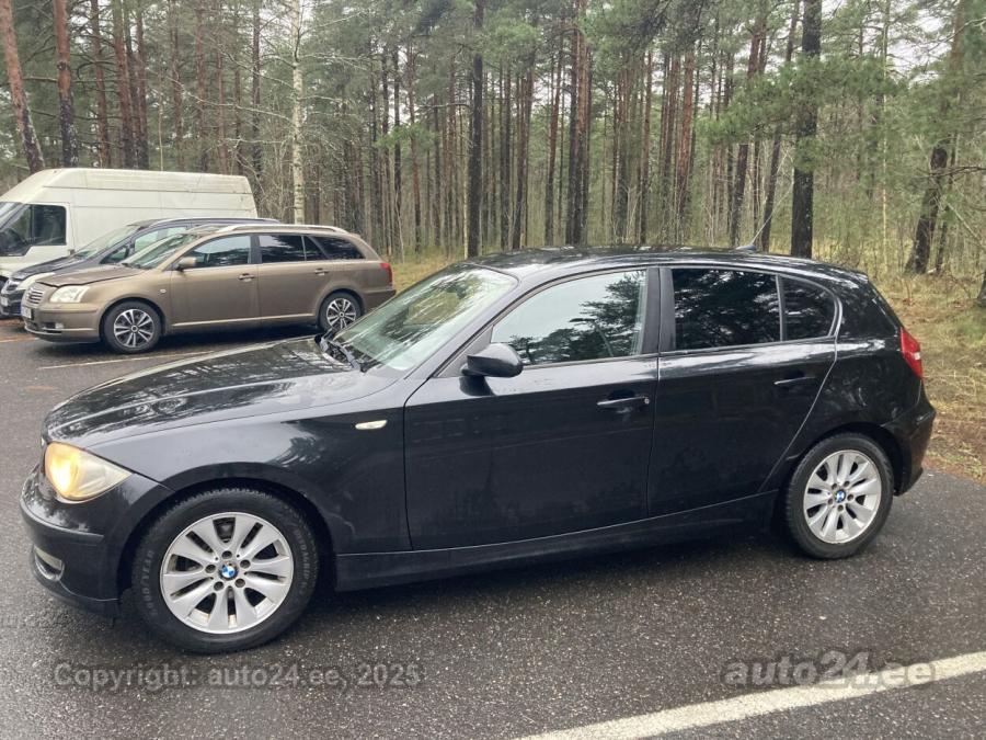 Black BMW 1-series 2009 in Tallinn, with an engine capacity of 2.00 L and mileage of 309 thousand km for 2900 €, photo 3 on AUTOMOTO.COM.LV
