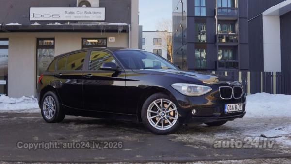 Black BMW 1-series 2012 in Tallinn, with an engine capacity of 1.60 L and mileage of 213 thousand km for 7900 €, photo 1 on AUTOMOTO.COM.LV