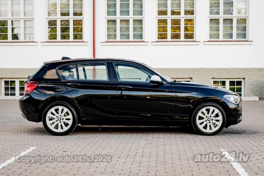 Black BMW 1-series 2012 in Parnu, with an engine capacity of 2.00 L and mileage of 230 thousand km for 6999 €, photo 5 on AUTOMOTO.COM.LV