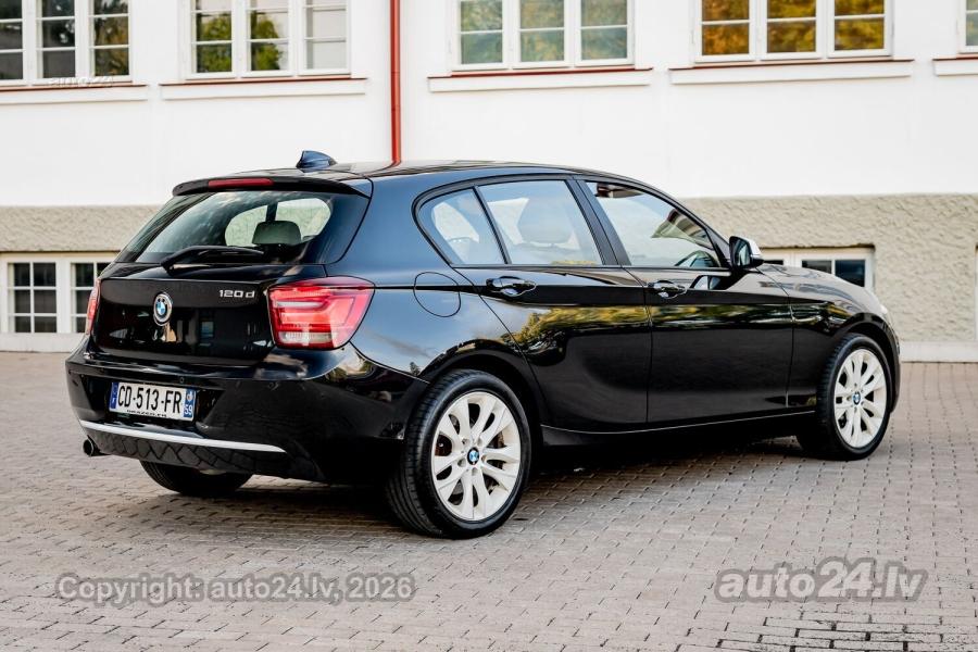 Black BMW 1-series 2012 in Parnu, with an engine capacity of 2.00 L and mileage of 230 thousand km for 6999 €, photo 7 on AUTOMOTO.COM.LV
