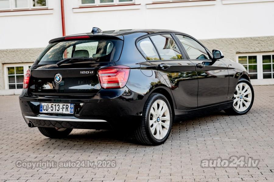Black BMW 1-series 2012 in Parnu, with an engine capacity of 2.00 L and mileage of 230 thousand km for 6999 €, photo 8 on AUTOMOTO.COM.LV