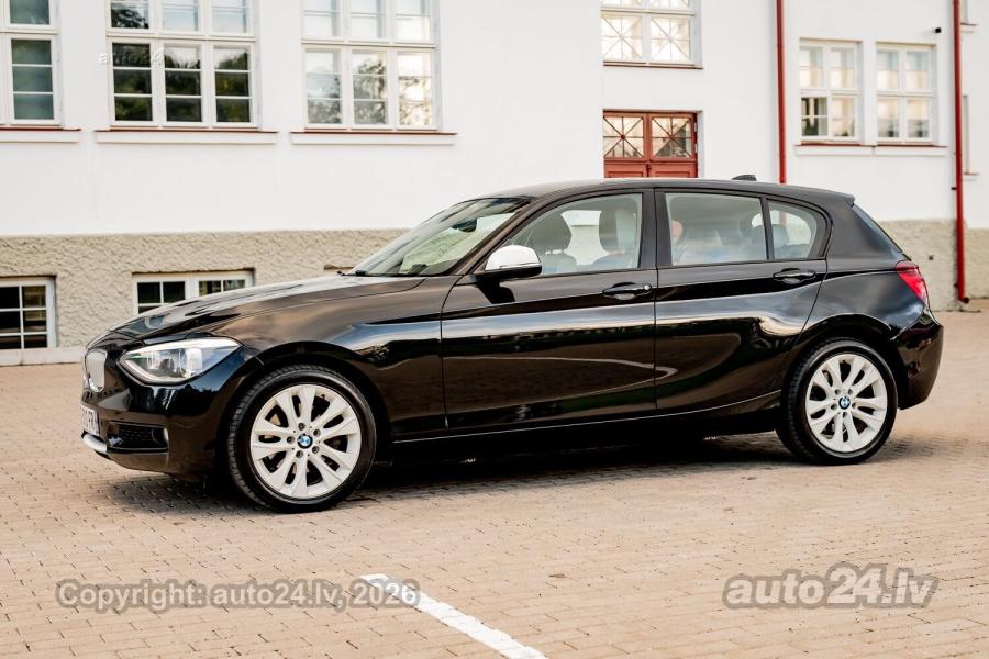 Black BMW 1-series 2012 in Parnu, with an engine capacity of 2.00 L and mileage of 230 thousand km for 6999 €, photo 13 on AUTOMOTO.COM.LV
