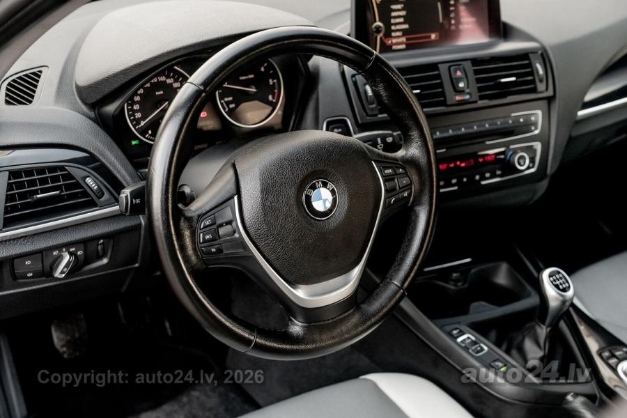 Black BMW 1-series 2012 in Parnu, with an engine capacity of 2.00 L and mileage of 230 thousand km for 6999 €, photo 16 on AUTOMOTO.COM.LV