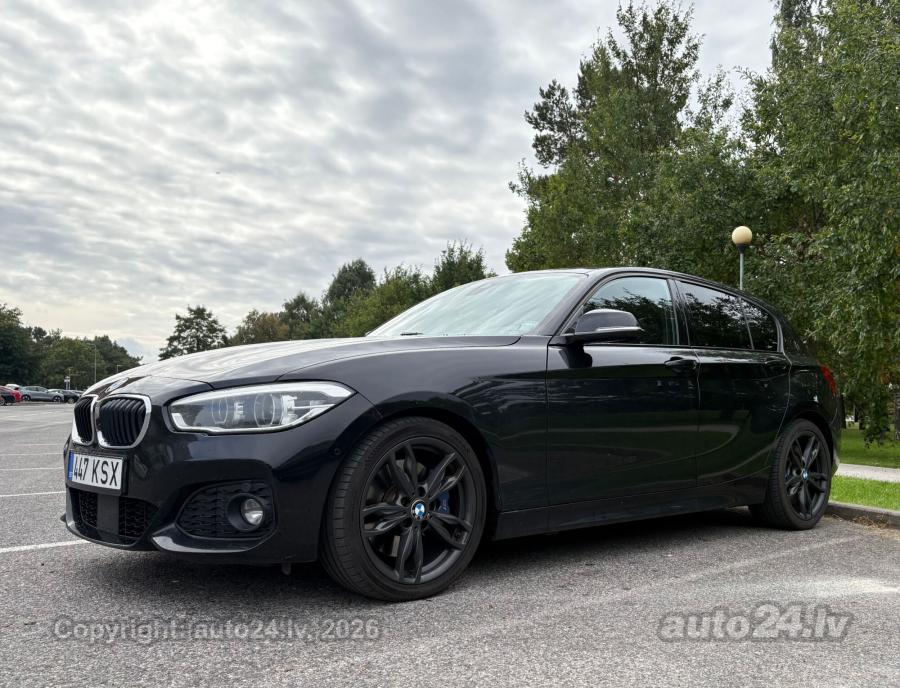 Black BMW 1-series 2016 in Tallinn, with an engine capacity of 2.00 L and mileage of 273 thousand km for 13600 €, photo 6 on AUTOMOTO.COM.LV