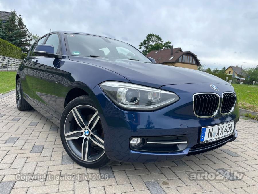 Blue BMW 1-series 2014 in Tallinn, with an engine capacity of 2.00 L and mileage of 318 thousand km for 4790 €, photo 4 on AUTOMOTO.COM.LV