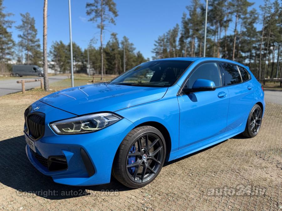 Blue BMW 1-series 2019 in Tallinn, with an engine capacity of 2.00 L and mileage of 109 thousand km for 23800 €, photo 1 on AUTOMOTO.COM.LV