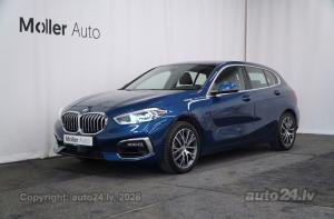 Zils BMW 1-series 2022 Tallina, ar dzinēja tilpumu 1.50 L un nobraukumu 55 tūkst. km par 18900 €, foto  vietnē AUTOMOTO.COM.LV