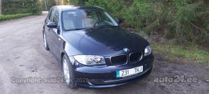 Zils BMW 1-series 2007 Tallina, ar dzinēja tilpumu 2.00 L un nobraukumu 160 tūkst. km par 5000 €, foto  vietnē AUTOMOTO.COM.LV