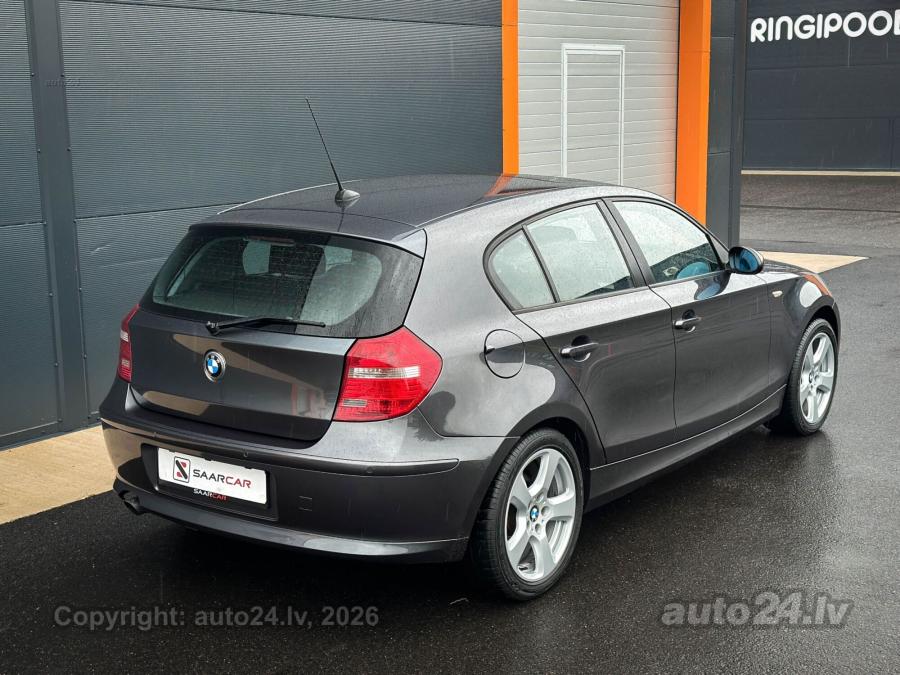 Grey BMW 1-series 2007 in Kuressaare, with an engine capacity of 1.60 L and mileage of 214 thousand km for 3690 €, photo 7 on AUTOMOTO.COM.LV