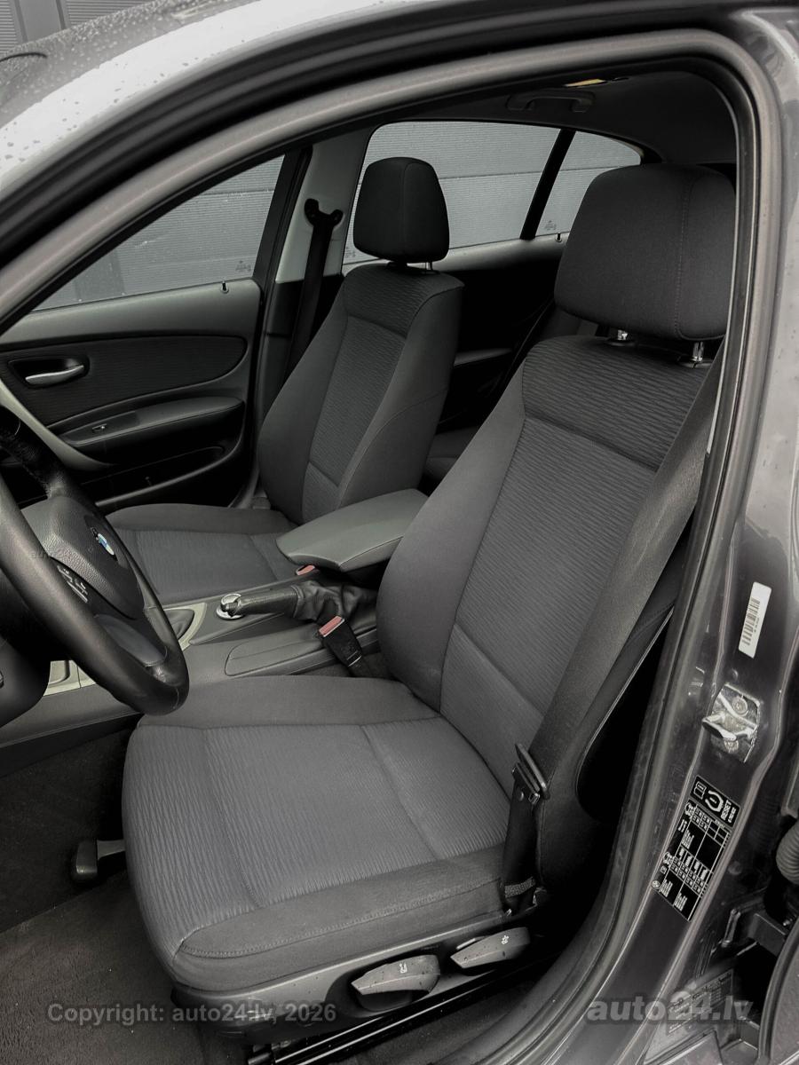 Grey BMW 1-series 2007 in Kuressaare, with an engine capacity of 1.60 L and mileage of 214 thousand km for 3690 €, photo 13 on AUTOMOTO.COM.LV