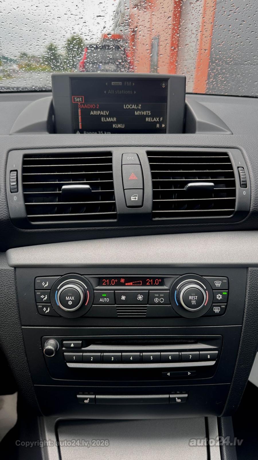 Grey BMW 1-series 2007 in Kuressaare, with an engine capacity of 1.60 L and mileage of 214 thousand km for 3690 €, photo 20 on AUTOMOTO.COM.LV