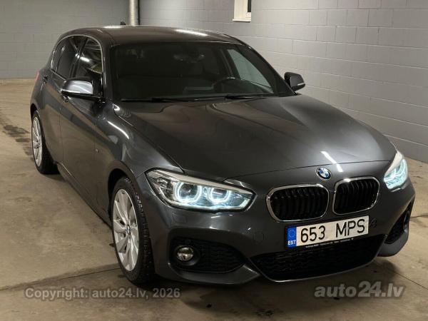 Grey BMW 1-series 2016 in Tallinn, with an engine capacity of 2.00 L and mileage of 90 thousand km for 14500 €, photo 1 on AUTOMOTO.COM.LV