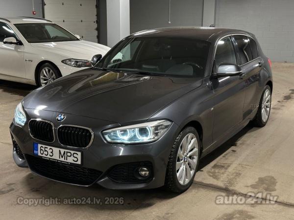 Grey BMW 1-series 2016 in Tallinn, with an engine capacity of 2.00 L and mileage of 90 thousand km for 14500 €, photo 3 on AUTOMOTO.COM.LV