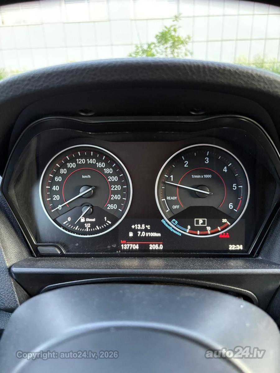 Pelēks BMW 1-series 2017 Tallina, ar dzinēja tilpumu 2.00 L un nobraukumu 138 tūkst. km par 15300 €, foto 9 vietnē AUTOMOTO.COM.LV