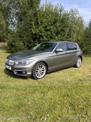 Grey BMW 1-series 2017 in Tallinn, with an engine capacity of 2.00 L and mileage of 135 thousand km for 13990 €, photo  on AUTOMOTO.COM.LV