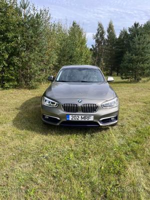Grey BMW 1-series 2017 in Tallinn, with an engine capacity of 2.00 L and mileage of 135 thousand km for 13990 €, photo 4 on AUTOMOTO.COM.LV