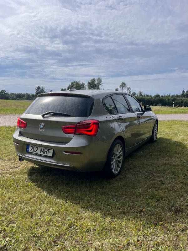 Grey BMW 1-series 2017 in Tallinn, with an engine capacity of 2.00 L and mileage of 135 thousand km for 13990 €, photo 5 on AUTOMOTO.COM.LV