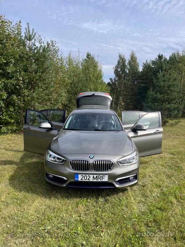 Grey BMW 1-series 2017 in Tallinn, with an engine capacity of 2.00 L and mileage of 135 thousand km for 13990 €, photo 6 on AUTOMOTO.COM.LV