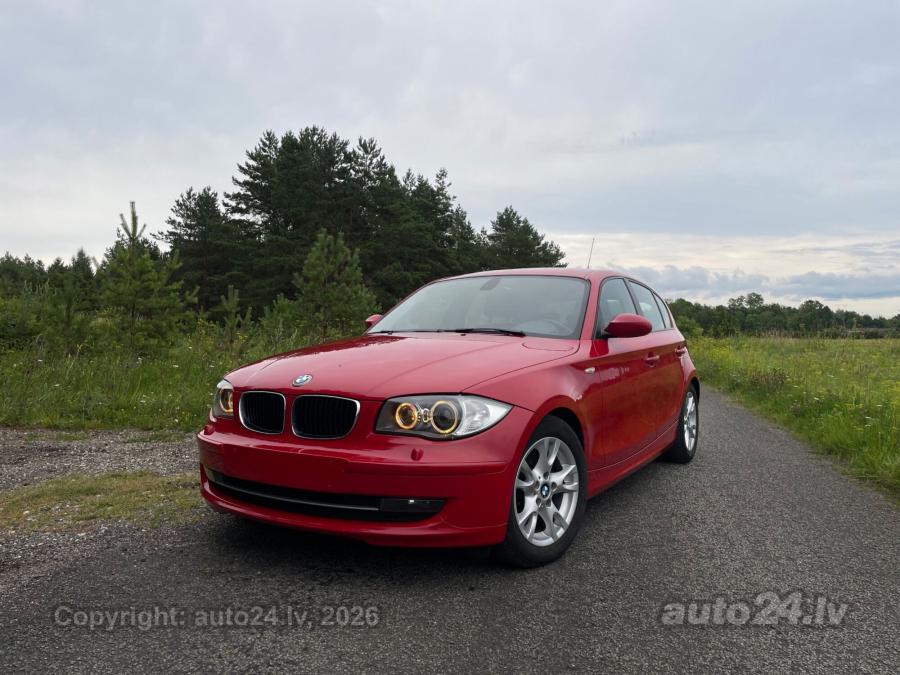 Red BMW 1-series 2007 in Tallinn, with an engine capacity of 2.00 L and mileage of 185 thousand km for 4999 €, photo 3 on AUTOMOTO.COM.LV