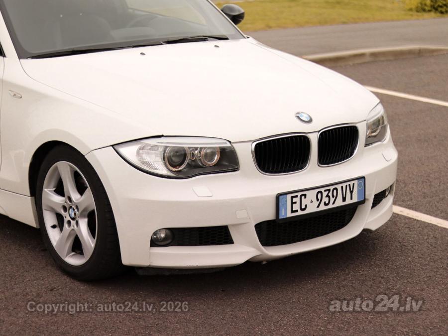 White BMW 1-series 2009 in Tallinn, with an engine capacity of 2.00 L and mileage of 240 thousand km for 7900 €, photo 8 on AUTOMOTO.COM.LV