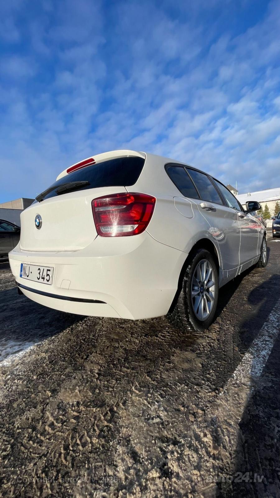 White BMW 1-series 2011 in Riga, with an engine capacity of 2.00 L and mileage of 288 thousand km for 5750 €, photo 8 on AUTOMOTO.COM.LV