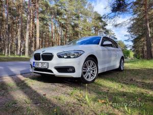White BMW 1-series 2017 in Tallinn, with an engine capacity of 1.50 L and mileage of 43 thousand km for 15900 €, photo  on AUTOMOTO.COM.LV