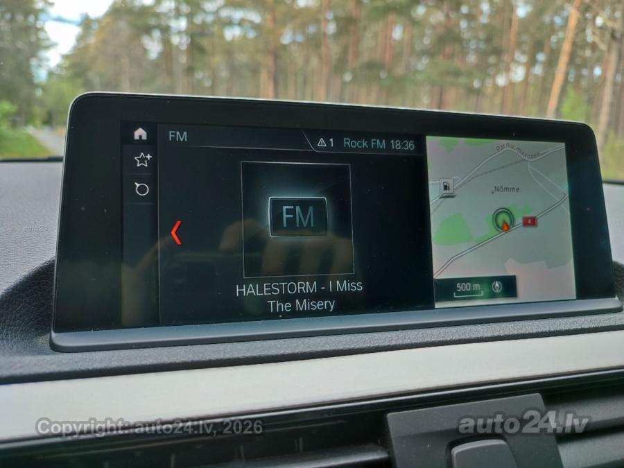 White BMW 1-series 2017 in Tallinn, with an engine capacity of 1.50 L and mileage of 43 thousand km for 15900 €, photo 6 on AUTOMOTO.COM.LV
